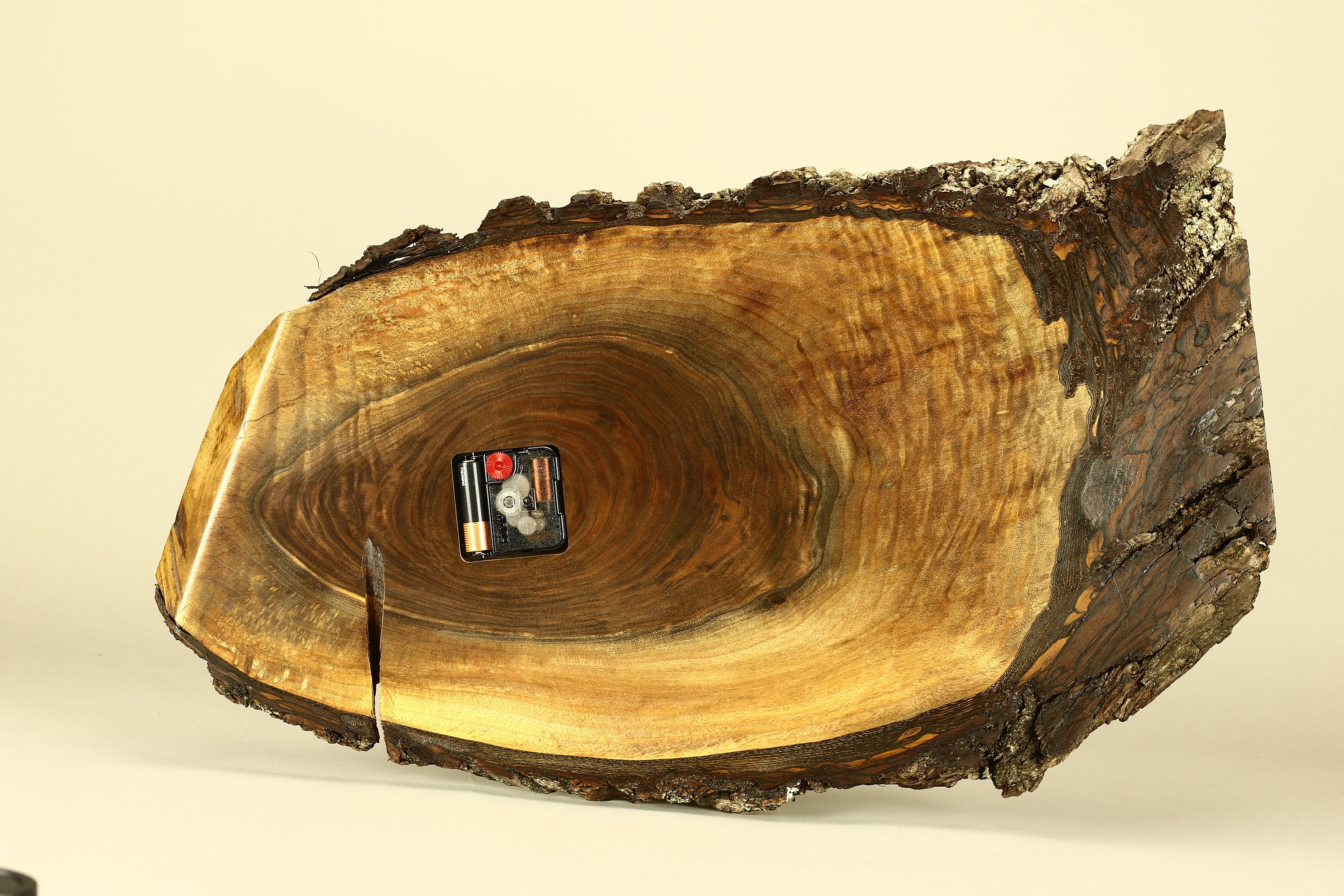 Large Live Edge Black Walnut Clock - Etsy