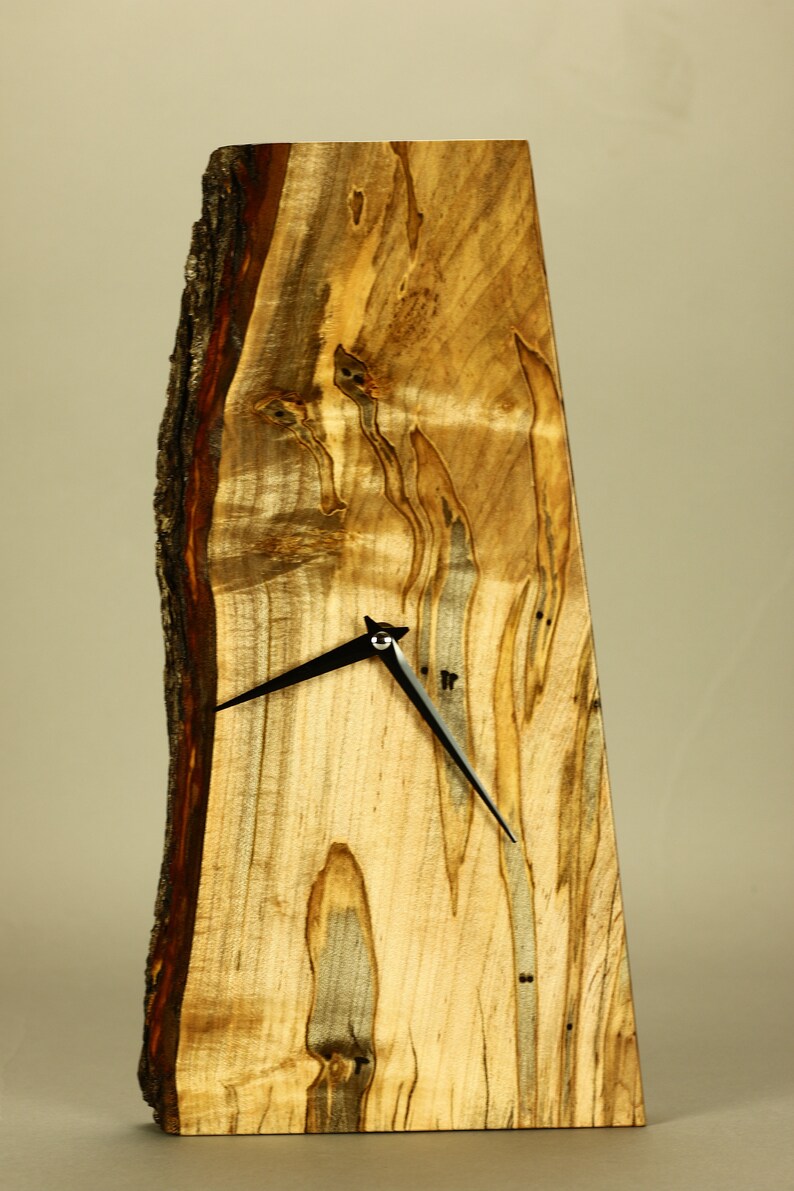 Stunning Live Edge Ambrosia Maple Clock - Etsy