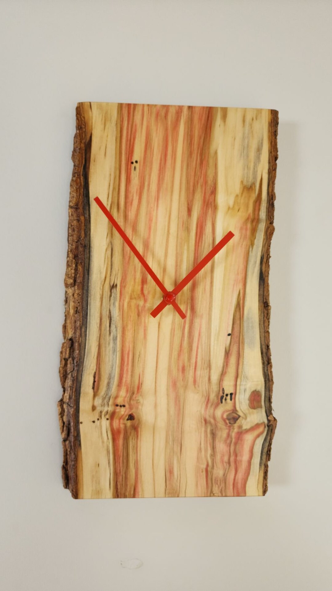 Live Edge Box Elder Clock - Etsy