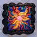 Surrealism Polymer Clay Sculpture, Small Sun Decor, Abstract Sunset ...