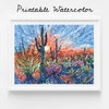 Impressionist Spring Apple Tree Original Painting, White Blossom Tree ...