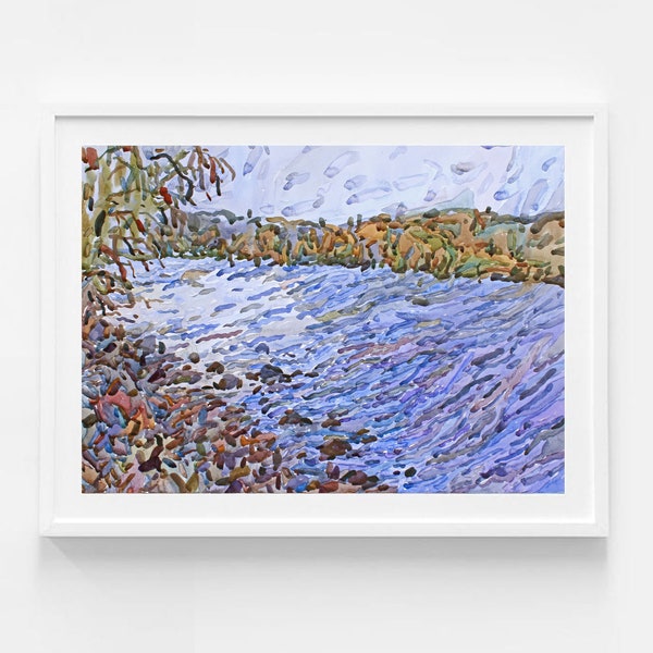River Artwork - Etsy