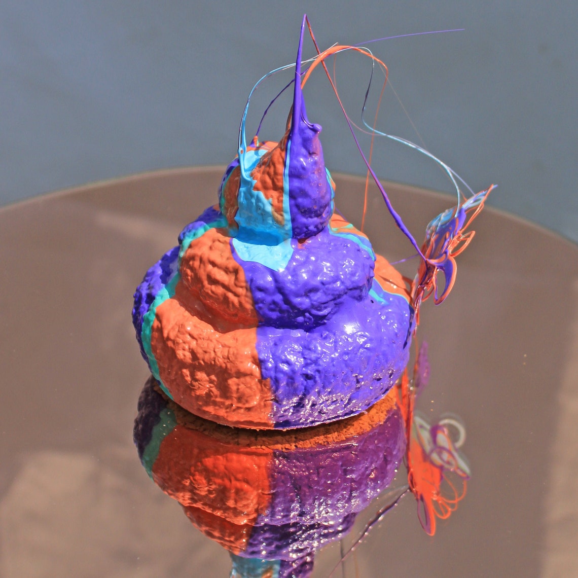 Funny Poop Sculpture Weird Art Poop Art Rainbow Decor Pop - Etsy