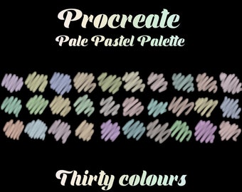 Procreate Holographic Gradient Colour Palette - Etsy