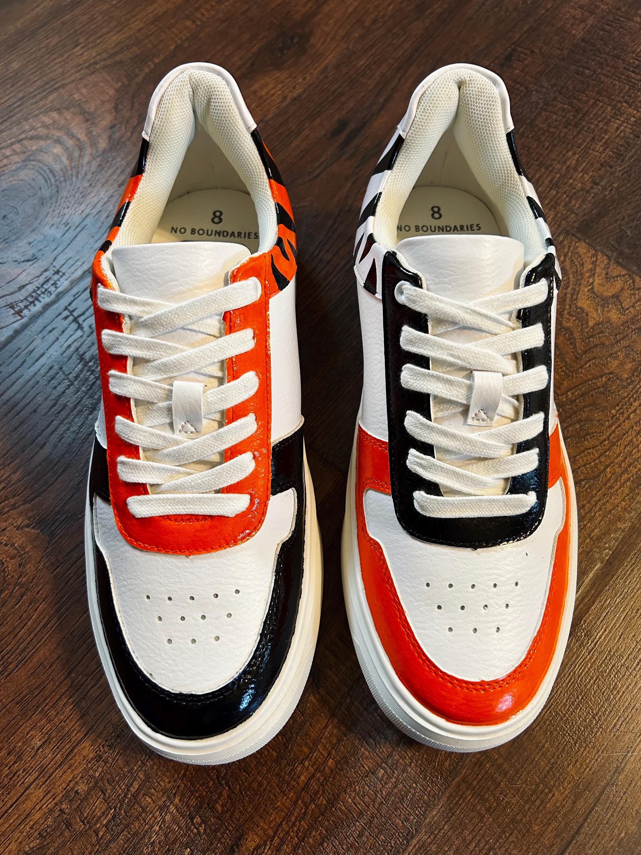 Custom Painted Cincinnati Shoes - Etsy