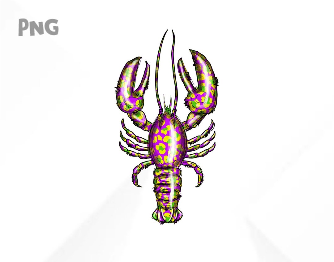 Crawfish Digital File, PNG Files, PNG, Seafood Digital Files, Crawfish ...