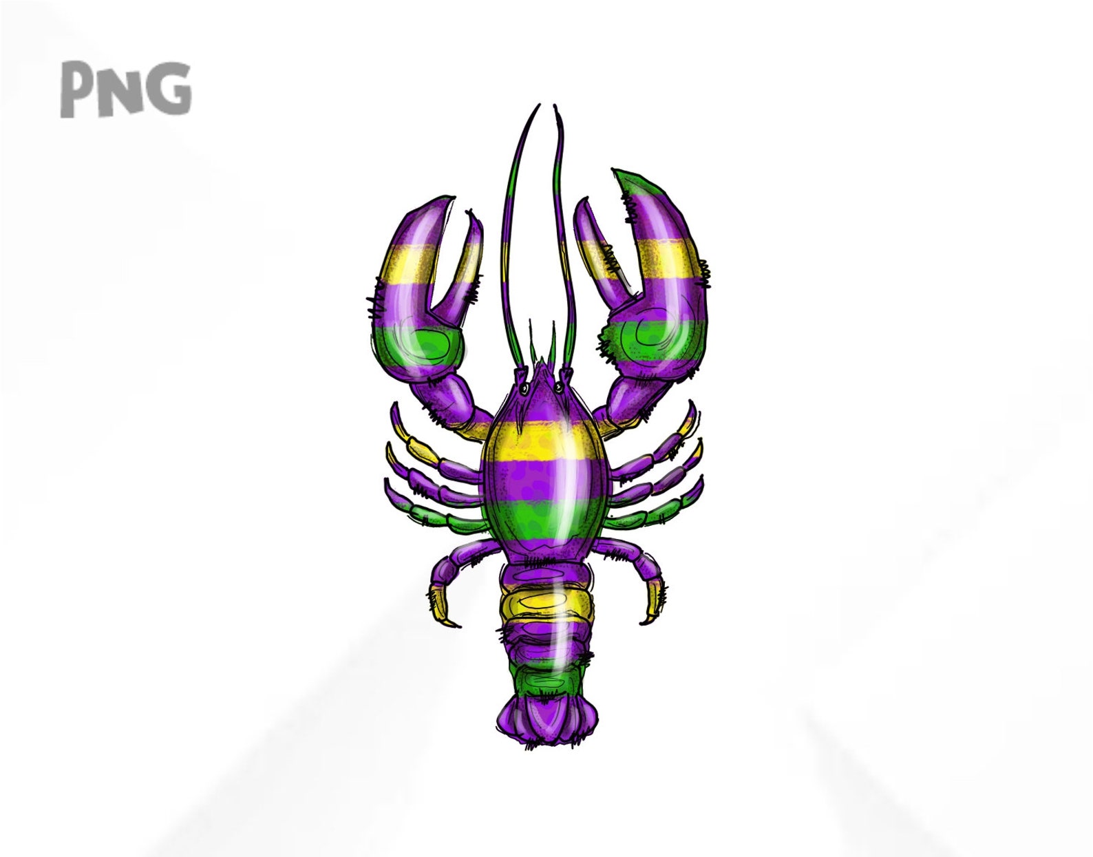 Crawfish Digital File, PNG Files, PNG, Seafood Digital Files, Crawfish ...