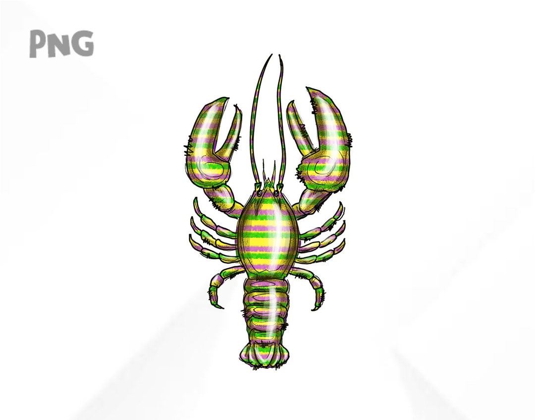 Crawfish Digital File, PNG Files, PNG, Seafood Digital Files, Crawfish ...