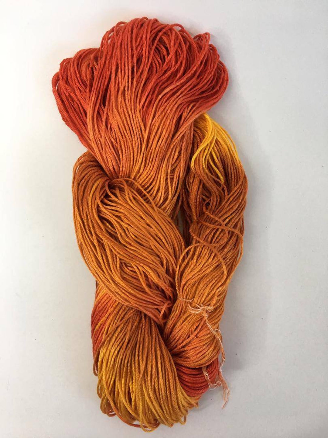 Sunset Colorway Acrylic Space-dyed Yarn - Etsy
