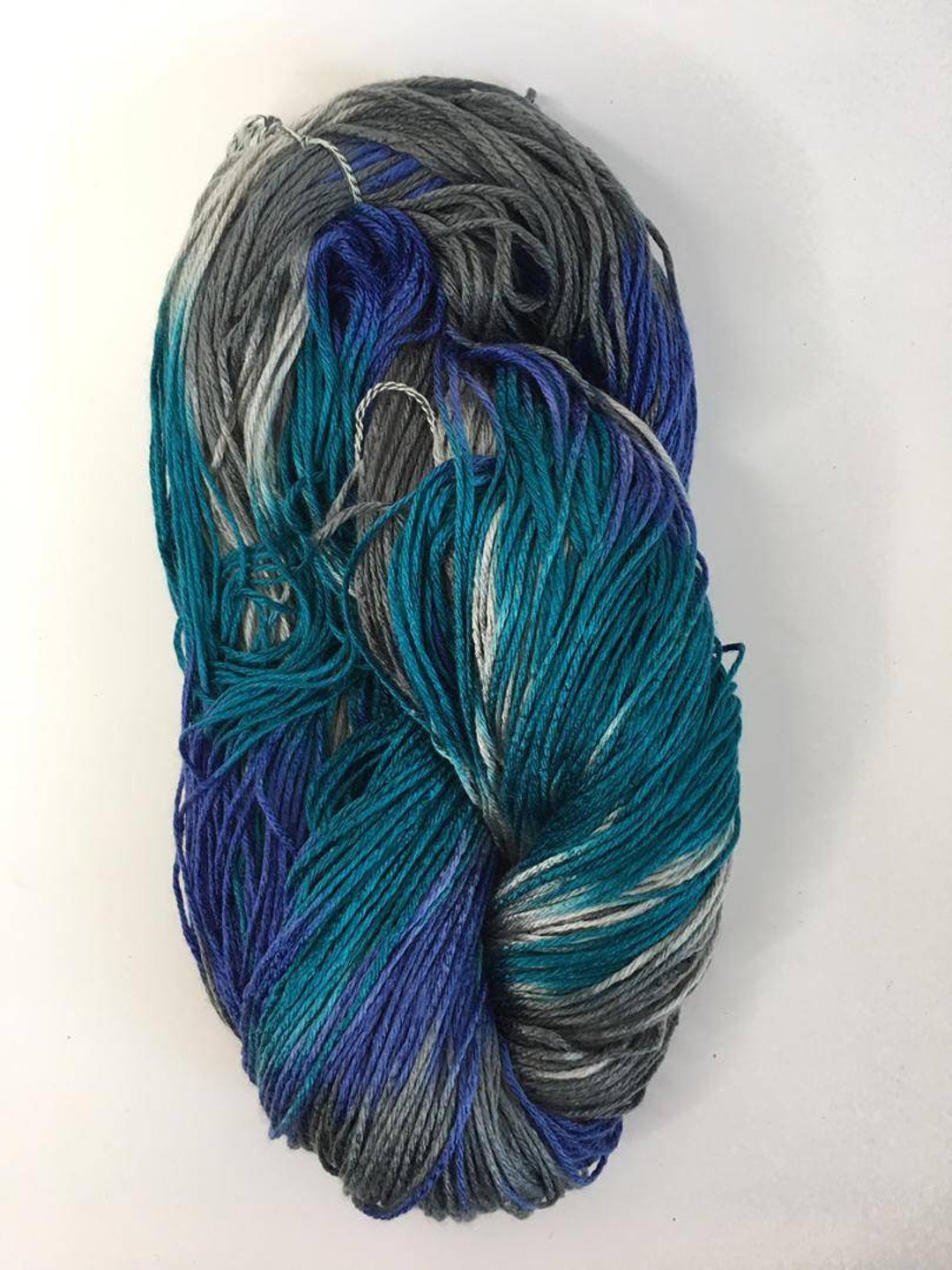 Deep Ocean Colorway Acrylic Space-dyed Yarn - Etsy