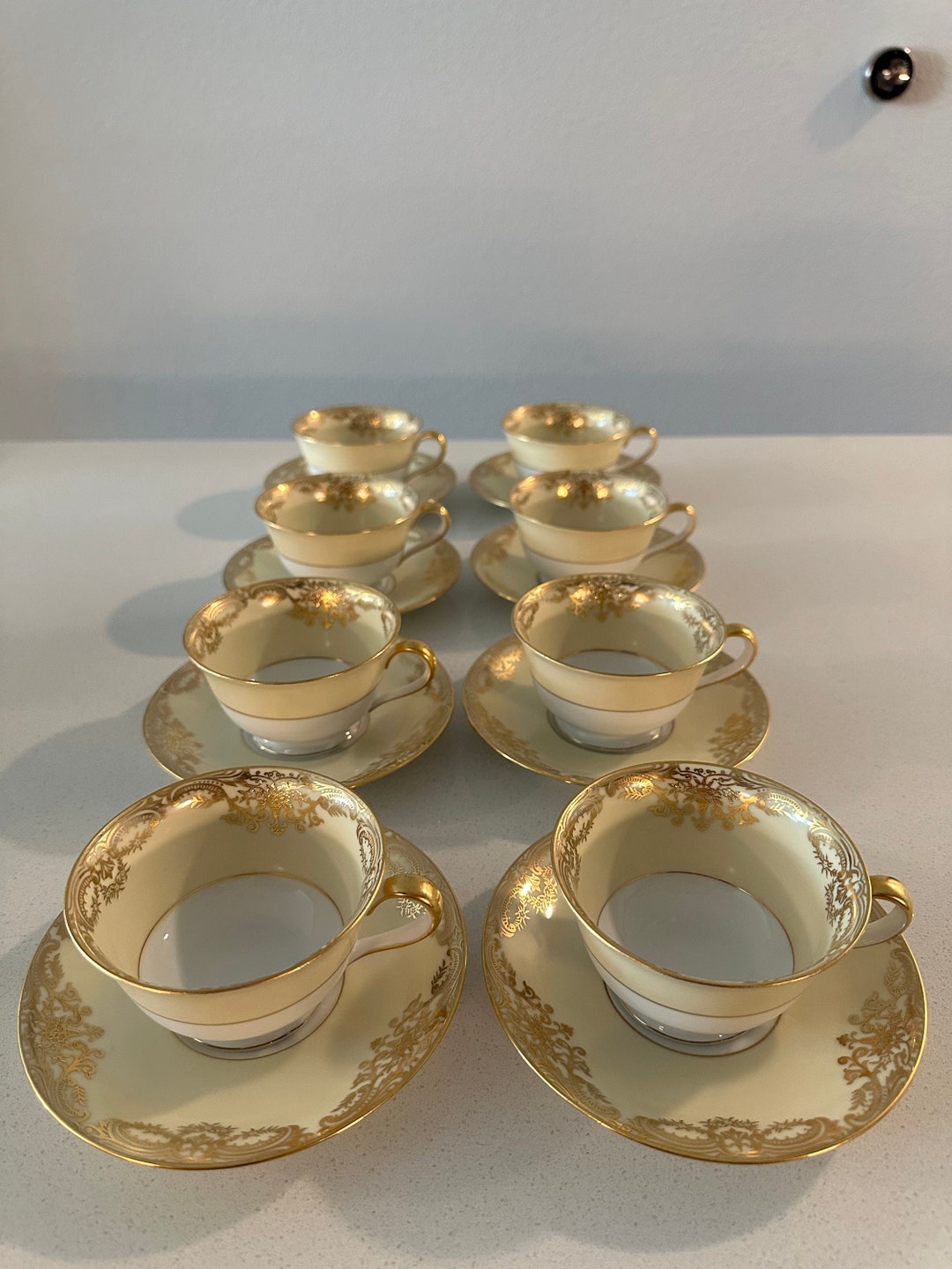 8 Noritake China Teacup and Saucer Plate Sets From the - Etsy