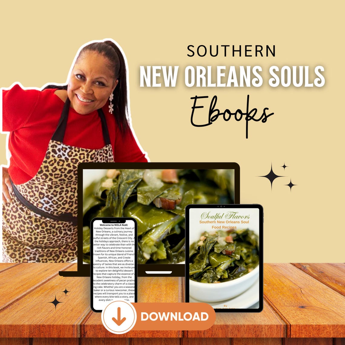 Authentic Southern New Orleans Soul Food Recipes Ebook | Kim Ann Soto ...