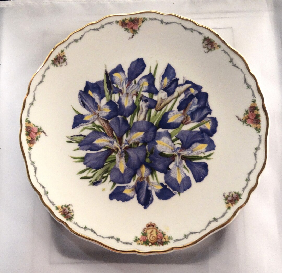 Vintage Royal Albert 'the Queen Mother's Favoutite Flowers' Irises Sara ...