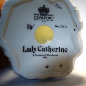 Vintage Coalport Compton Woodhouse Lady Catherine Debutante Figurine ...