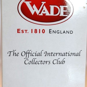 Vintage Wade 2001 Cinderella Wade Collectors Club Figurine Rare Boxed ...