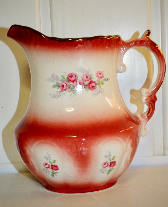 Victorian Rockingham Pottery Jug 6 Inches Tall Excellent - Etsy