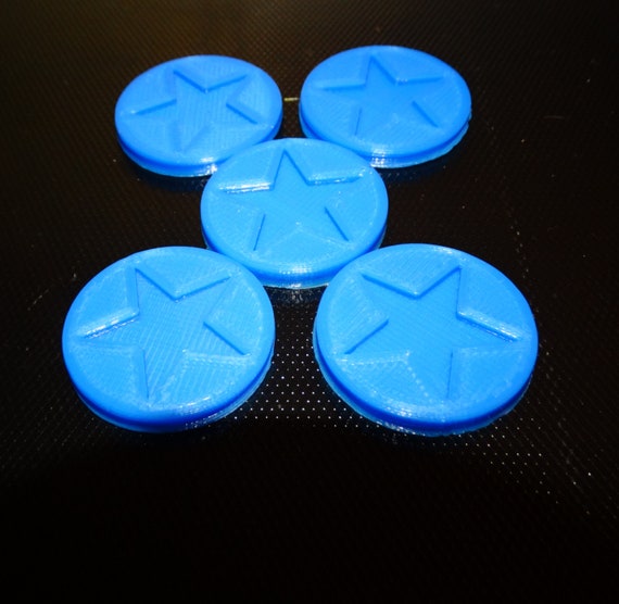 Set of 5 Super Mario 64 Coins | Etsy