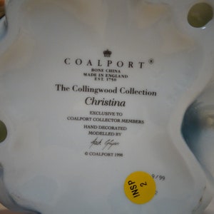 Vintage Coalport Collingwood Collection Christina Figurine Rare - Etsy