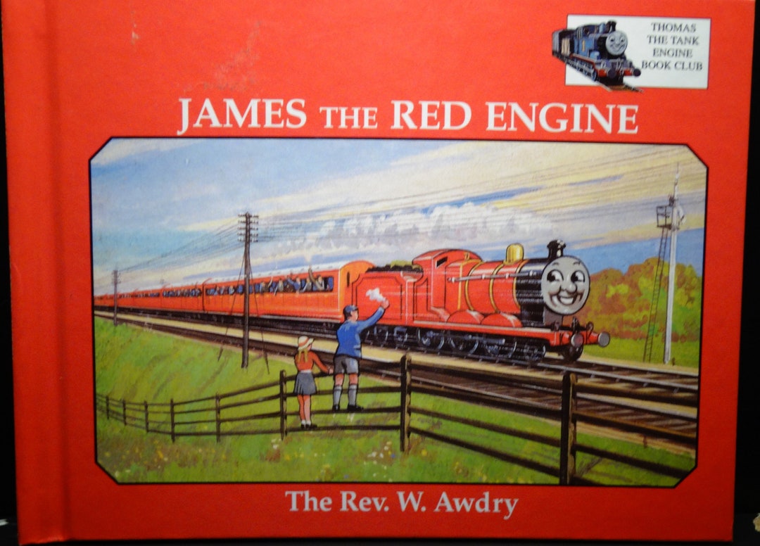 Railway Series James the Red Engine Book Club Edition - Etsy