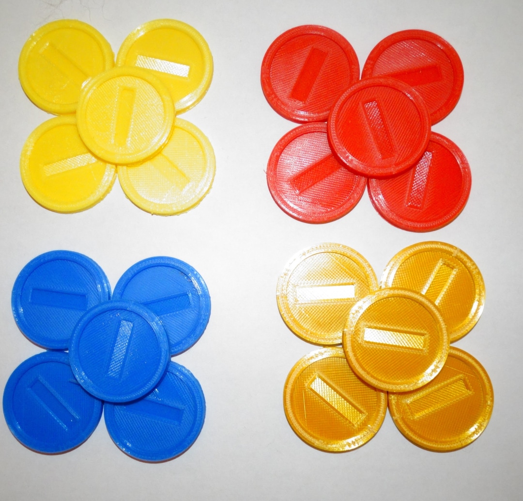 Set of 5 Super Mario Coins - Etsy UK