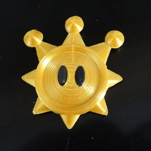 Super Mario Sunshine Shine Sprite "choose A Colour" - Etsy