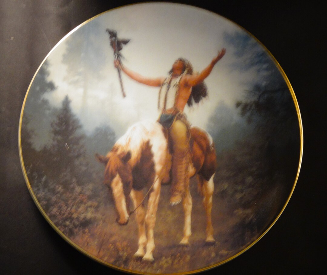 The Hamilton Collection Deliverance Mystic Warriors Plate by Chuck Ren ...