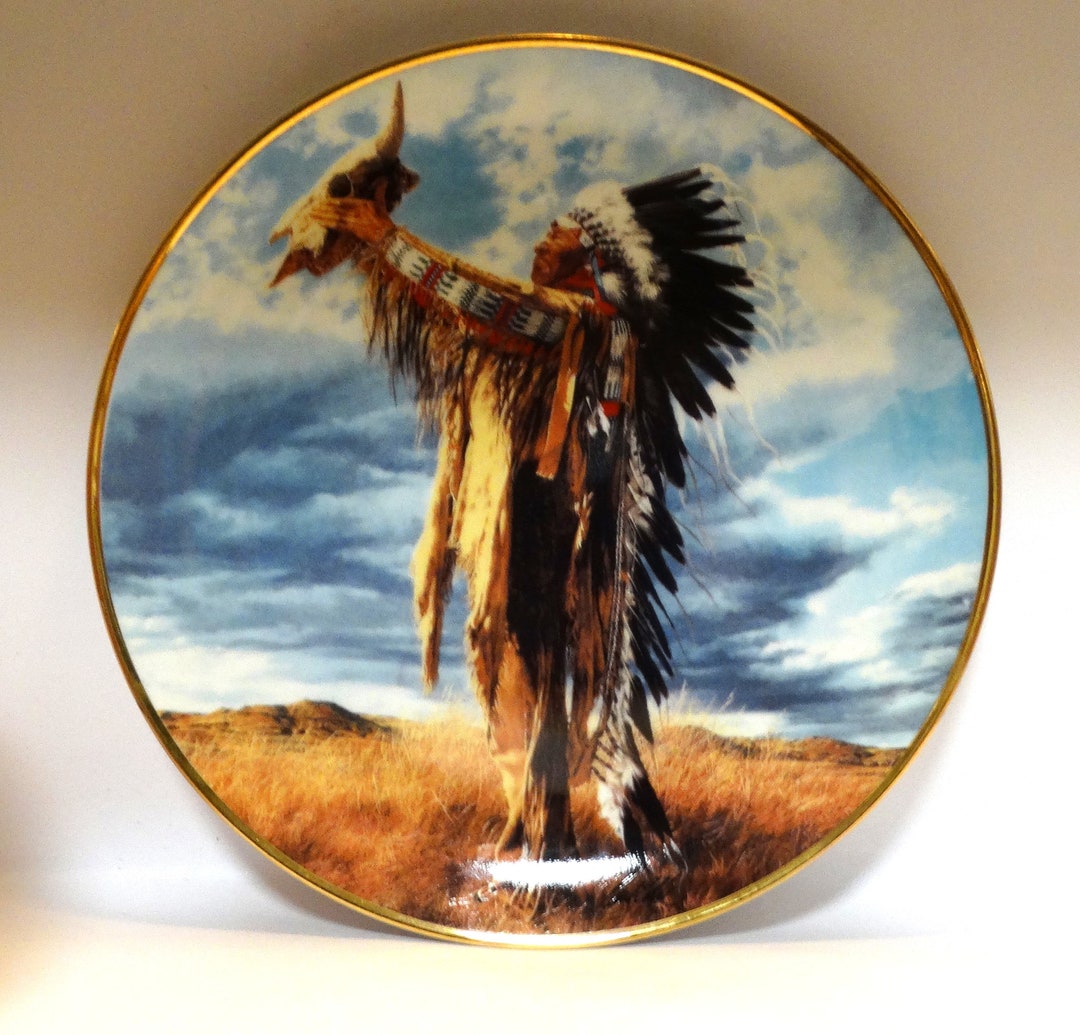 The Hamilton Collection Prayer to the Great Spirit Mystic Warriors ...