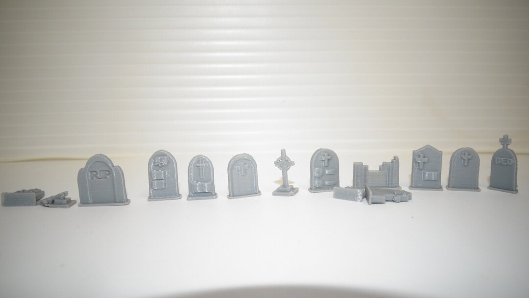 Model Railway 00 HO Gauge Selection of Gravestones - Headstones - Etsy UK