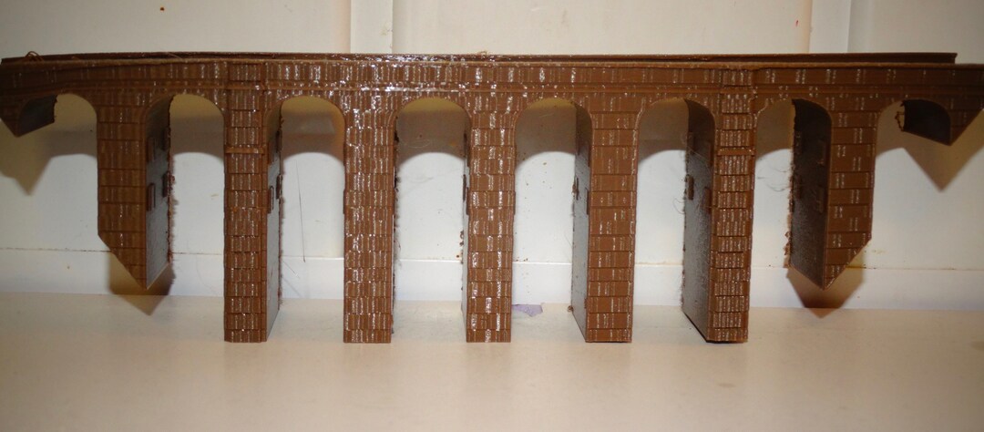 Model Railway N Gauge Single Track Viaduct Brown - Etsy