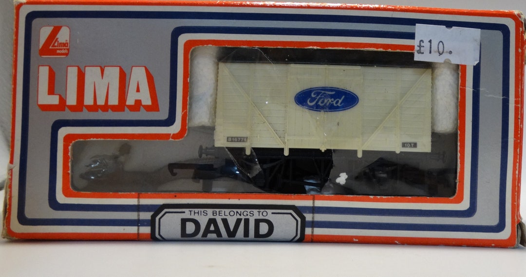 Lima Ford 12T Goods Van 305681W OO Gauge Boxed - Etsy