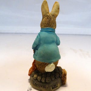 Vintage Beatrix Potter Peter Rabbit With Onions Figurine Border Fine ...