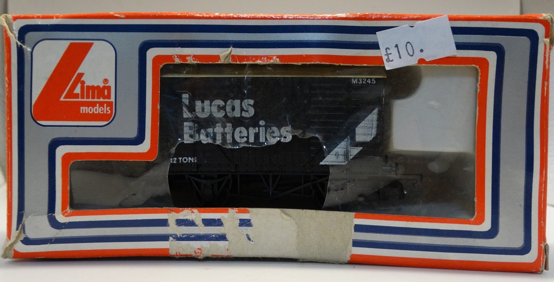 Lima Lucas Batteries 12T Black Vent Van M3245 OO Gauge Boxed - Etsy