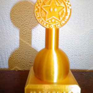 Mario Kart 11cmstall Star Tournament Trophy Choose Gold - Etsy UK