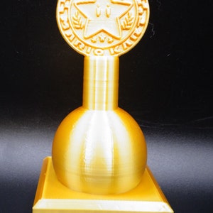 Mario Kart 11cmstall Star Tournament Trophy Choose Gold, Silver Bronze ...