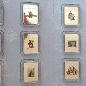 Vintage the World of Peter Rabbit 12 Ingot Collection Beatrix Potter ...