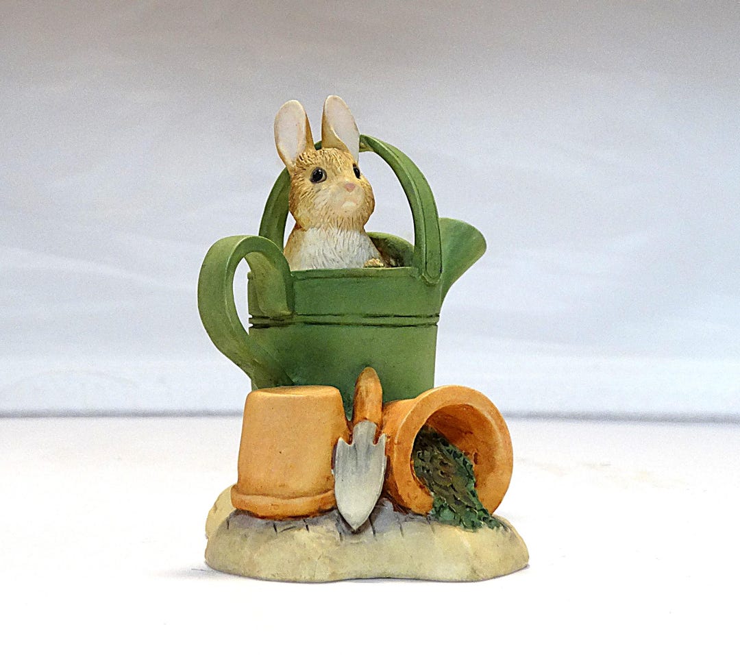 Vintage Beatrix Potter Peter Rabbit With Watering Can 271837 Figurine ...