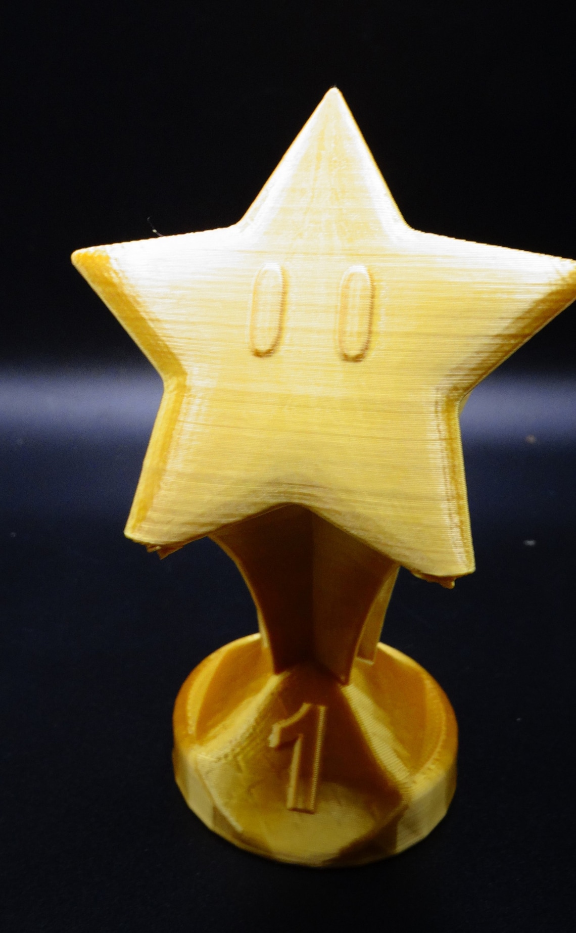 Mario Kart Gold Star Trophy Mario Tournament Choose Gold - Etsy