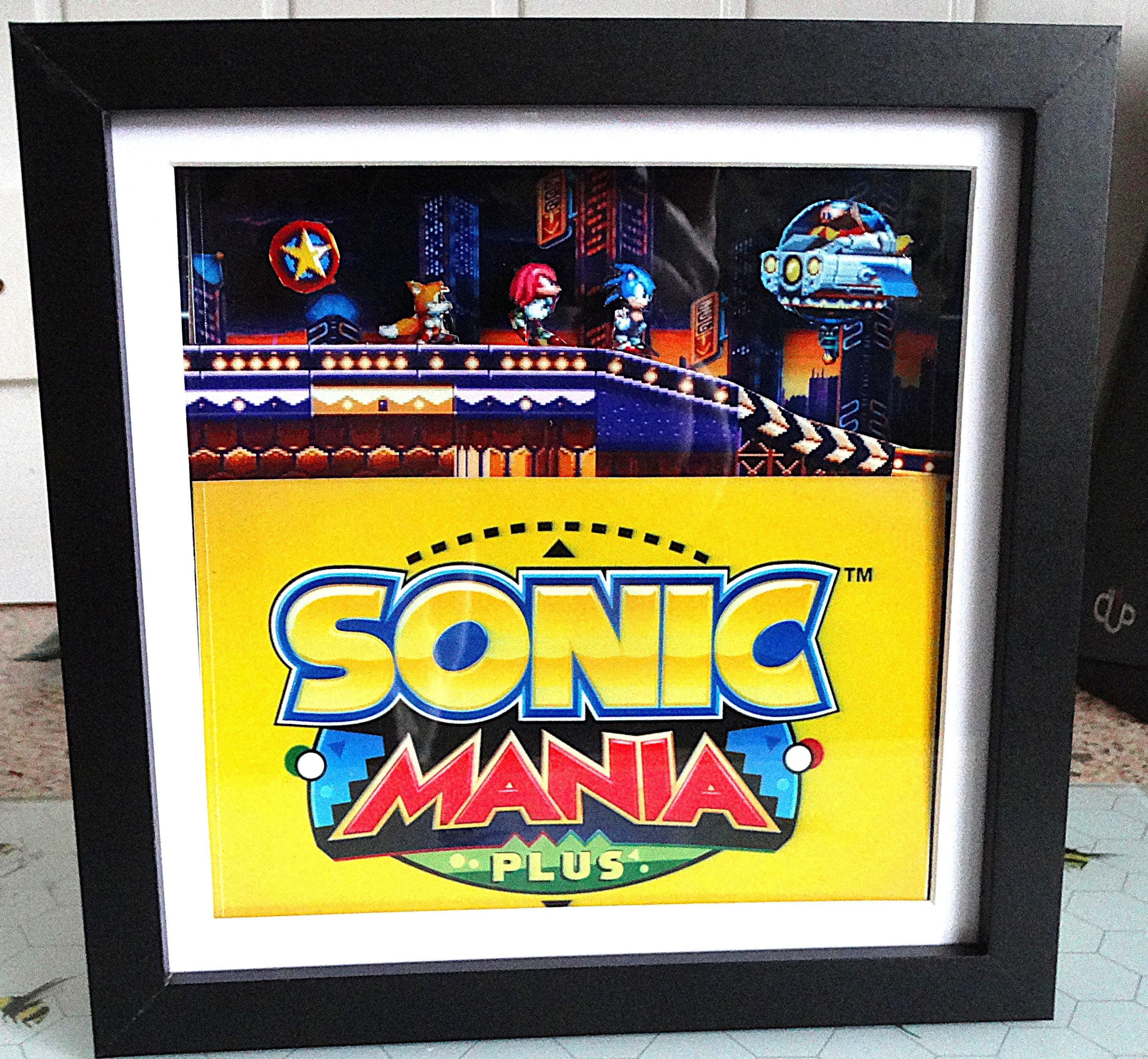 Sonic the Hedgehog 3d Shadow Box Sonic, Tails & Knuckles at Studiopolis ...