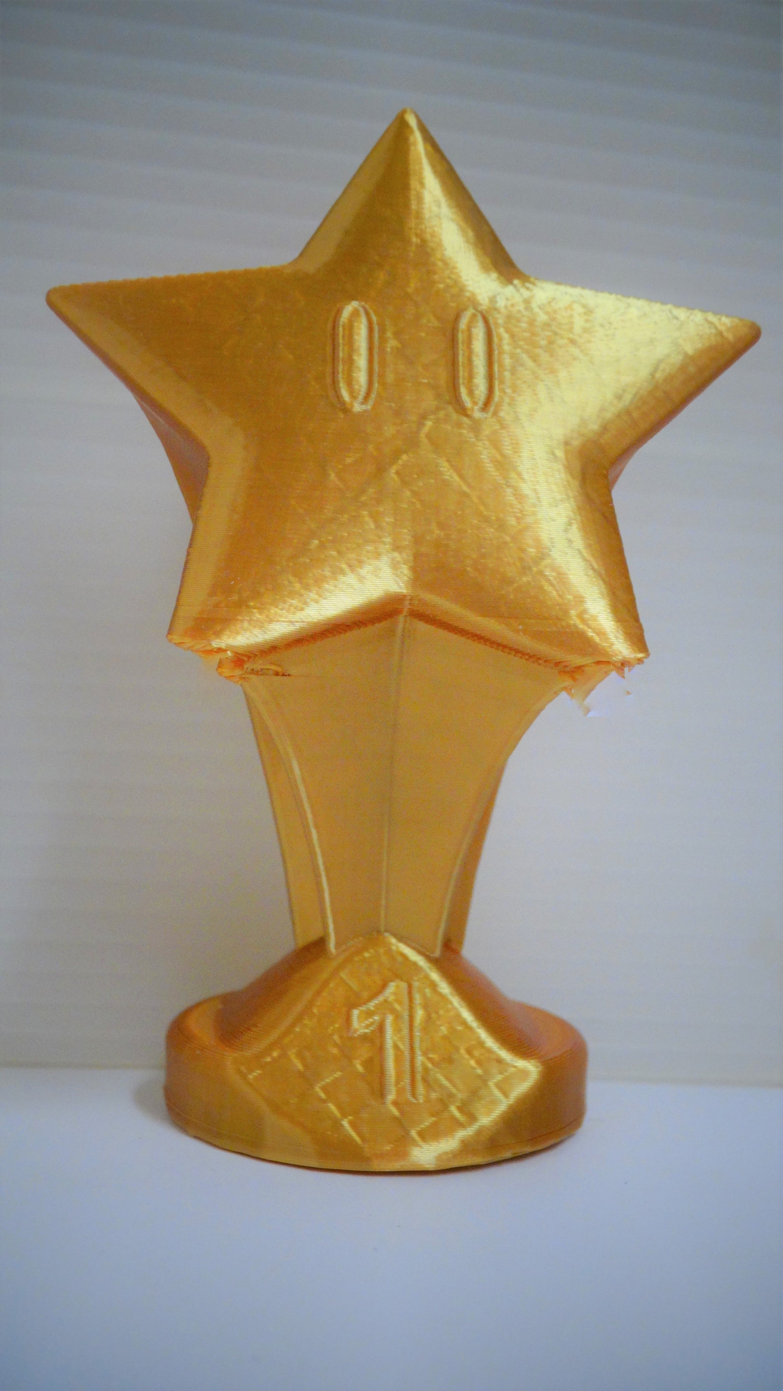 Mario Kart Gold Star Trophy Mario Tournament Choose Gold - Etsy