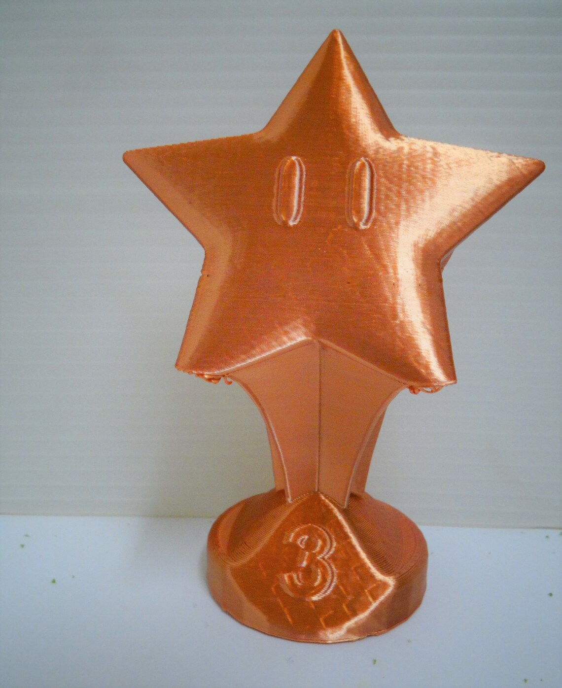 Mario Kart Gold Star Trophy Mario Tournament Choose Gold - Etsy