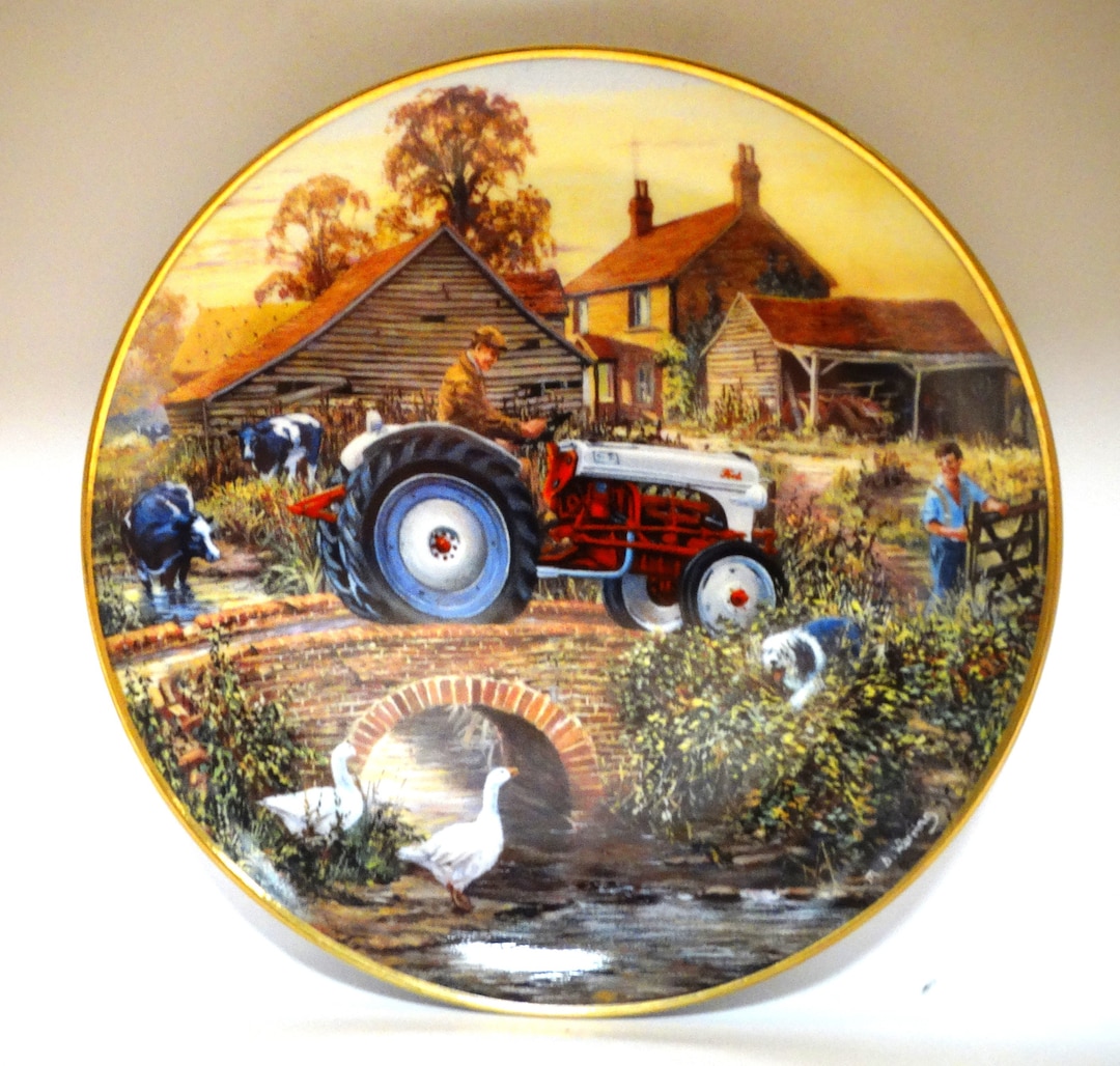 Vintage Danbury Ford Tractor Plate Homecoming Plate - Etsy