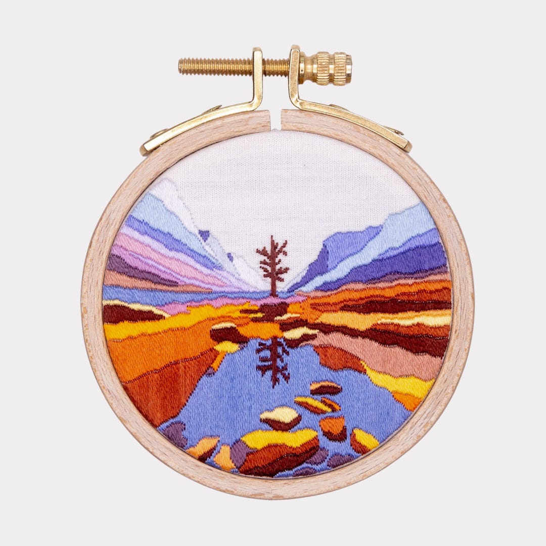 Hintersee Lake Embroidery Pattern | PDF Digital Tutorial | Bavarian ...