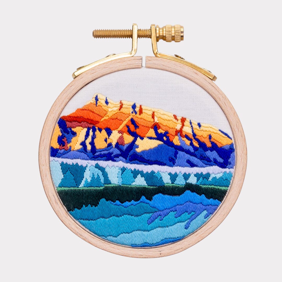 Two Jack Lake Embroidery Pattern | PDF Digital Tutorial | Banff ...