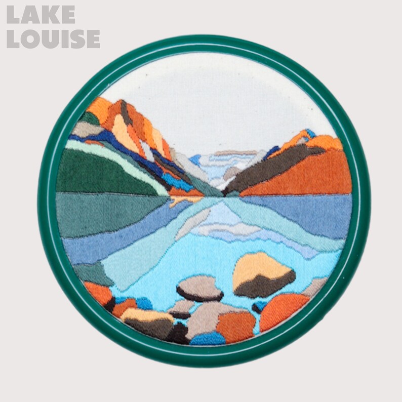 Canadian Lakes Embroidery Pattern Bundle (PDF Download) - Etsy