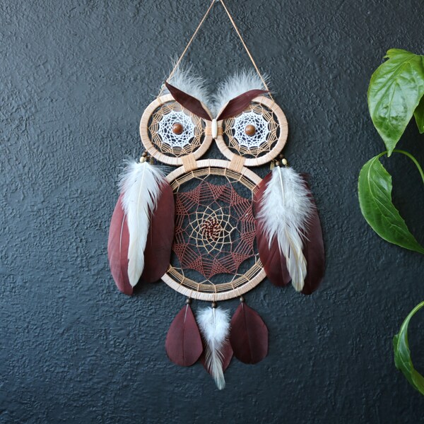 Owl Dreamcatcher - Etsy