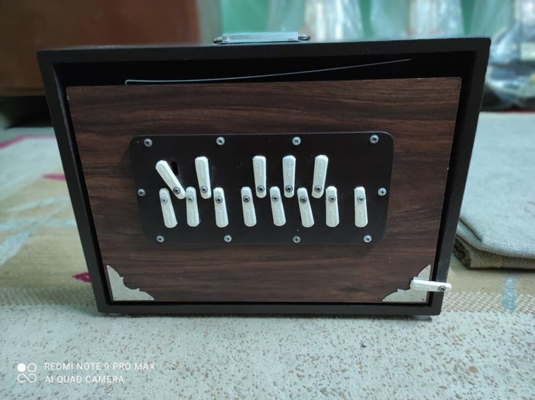 Shruti Box, Large and Small Pure Teak Wood Sur Peti With Form Bag ...