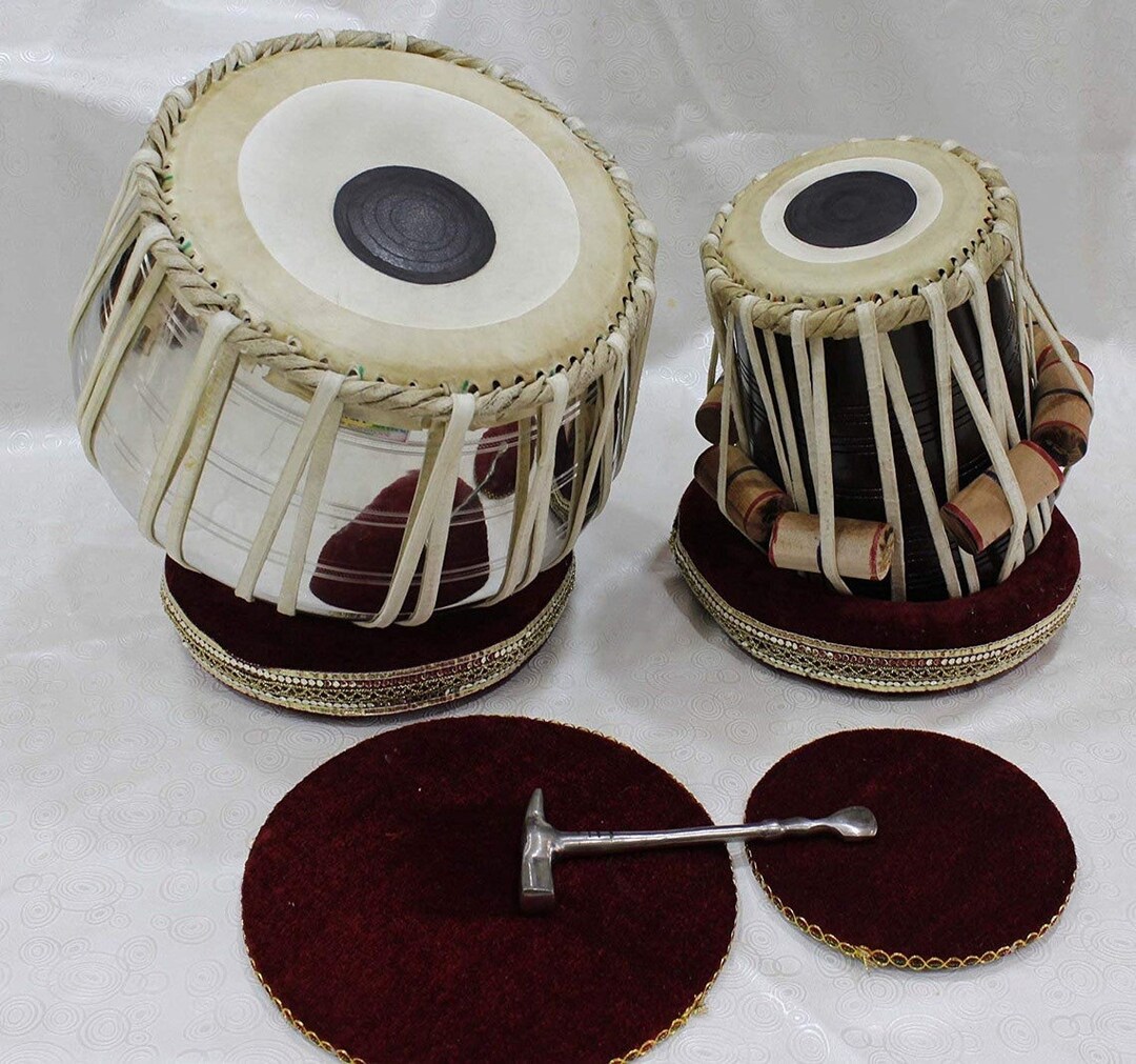 Tabla Set Designer Chromed Copper Bayan Sheesham Dayan - Etsy