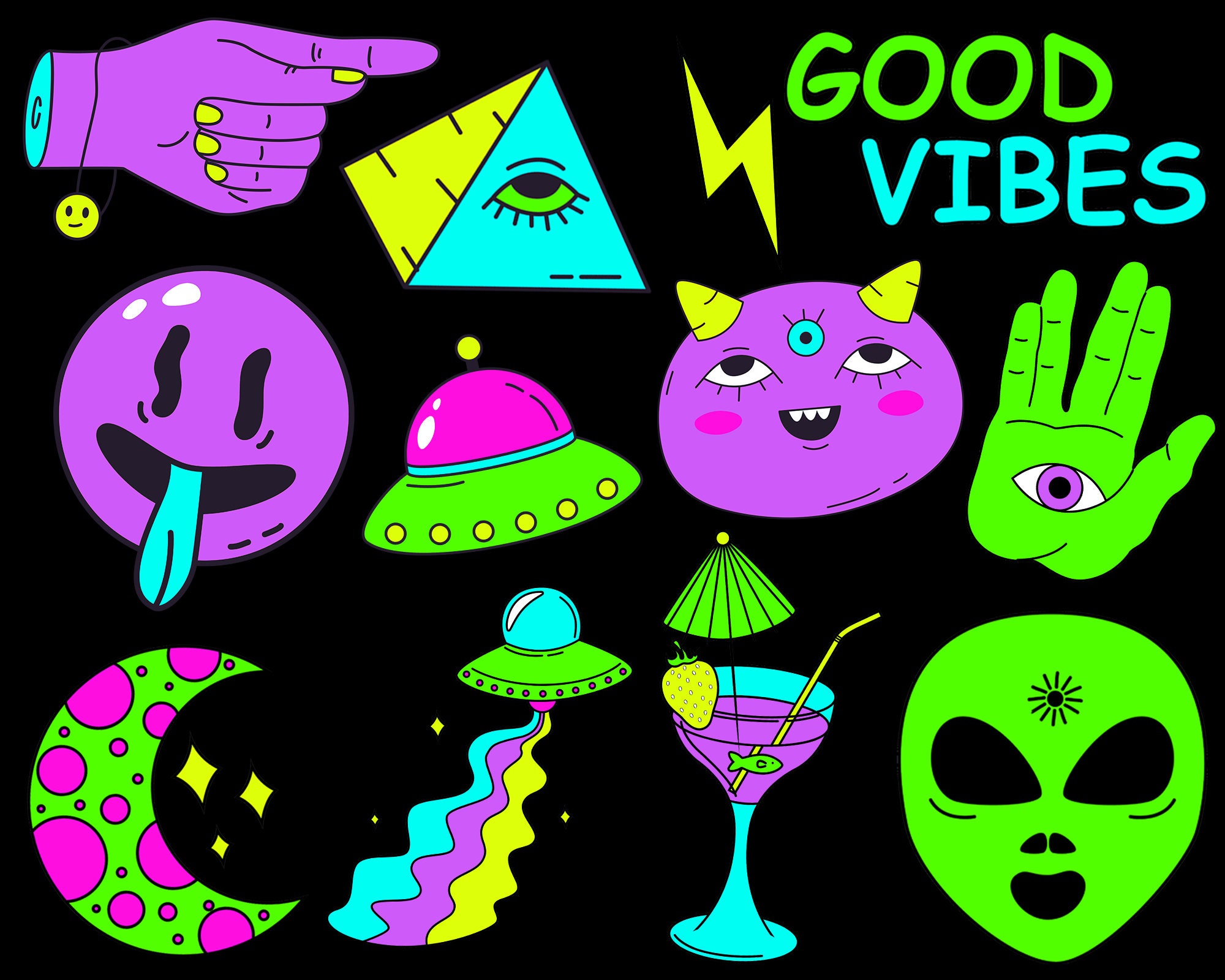 It's Acid Man Bundle Designs Digital Design Digital - Etsy