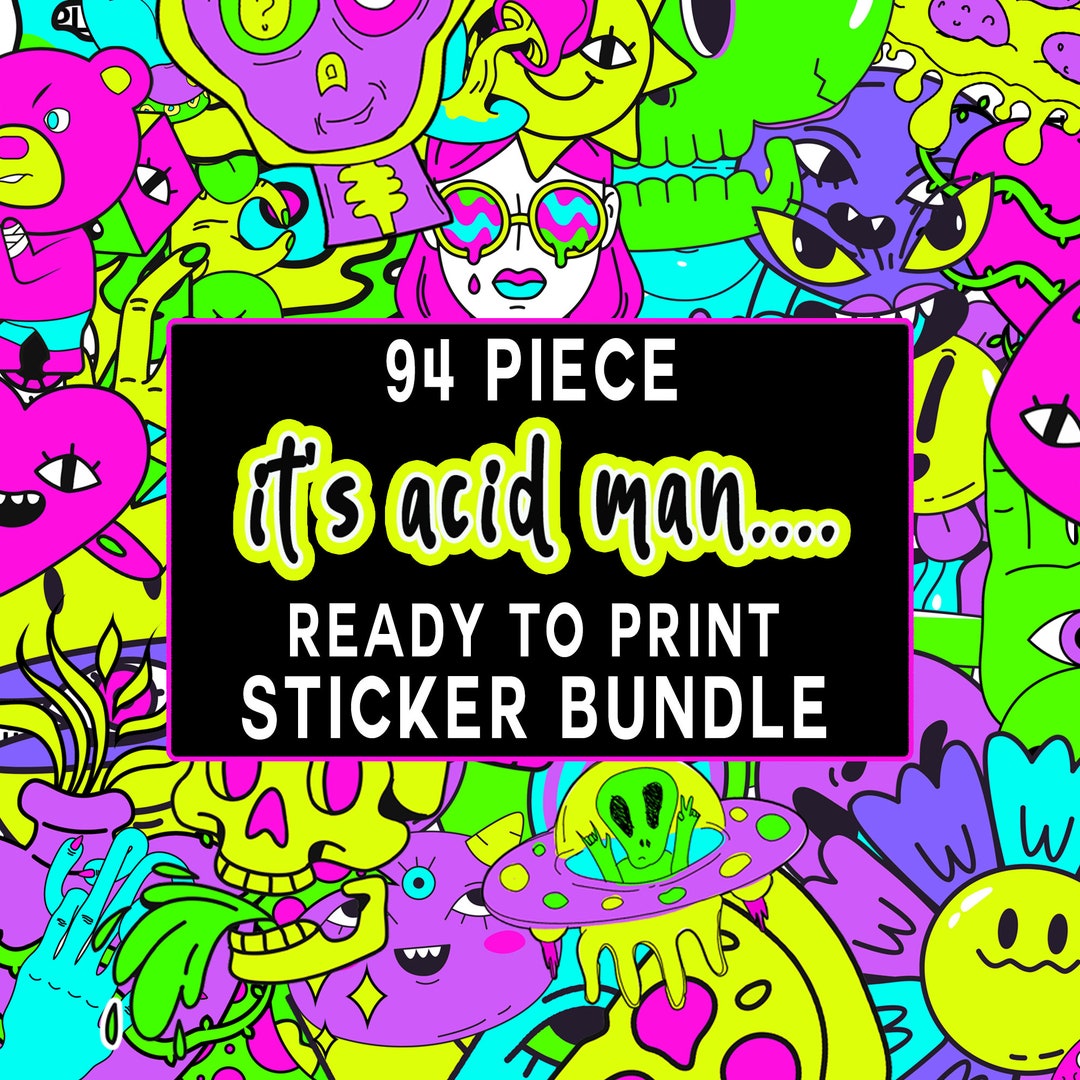 It's Acid Man Bundle Designs Digital Design Digital Download PNG File ...