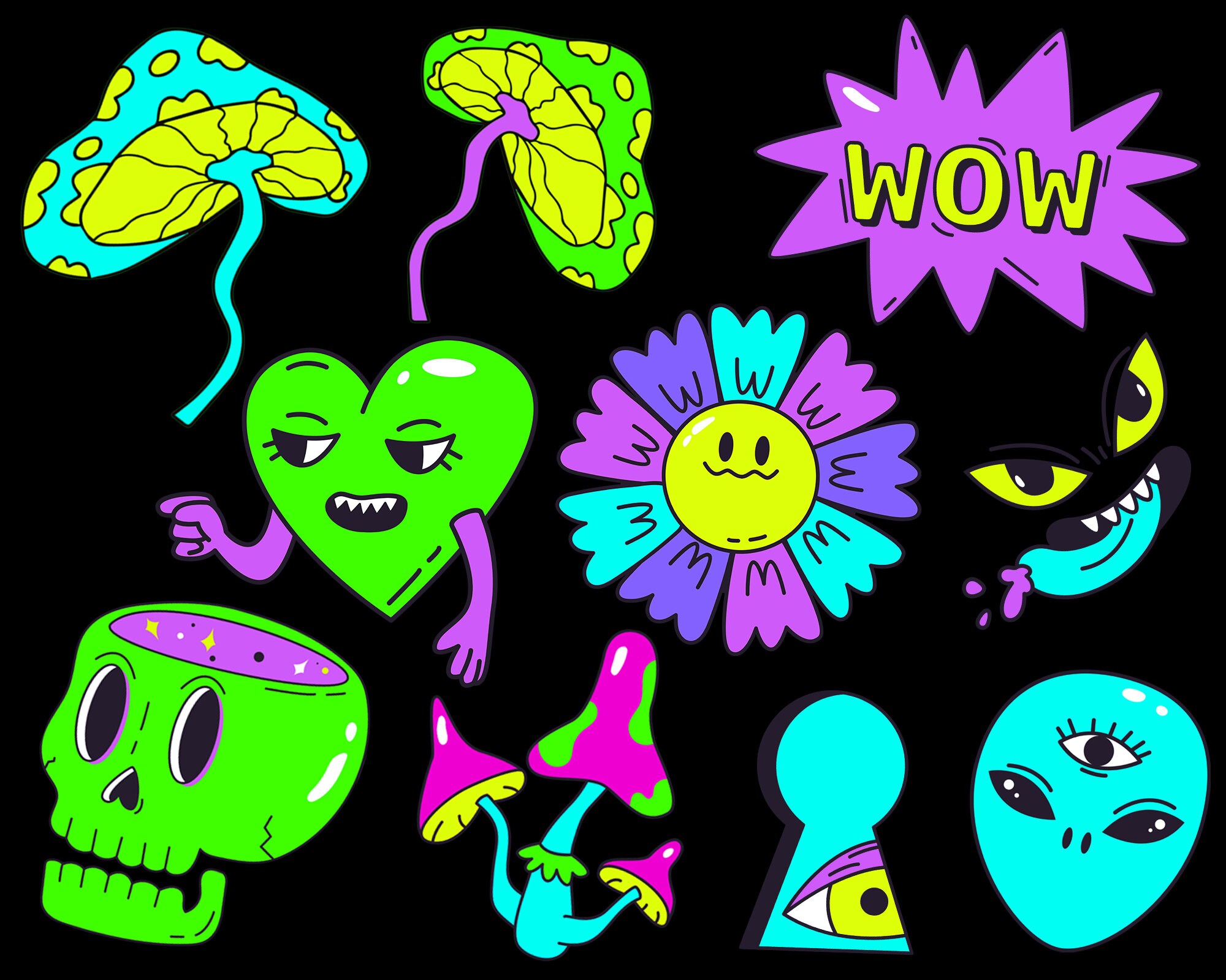 It's Acid Man Bundle Designs Digital Design Digital - Etsy